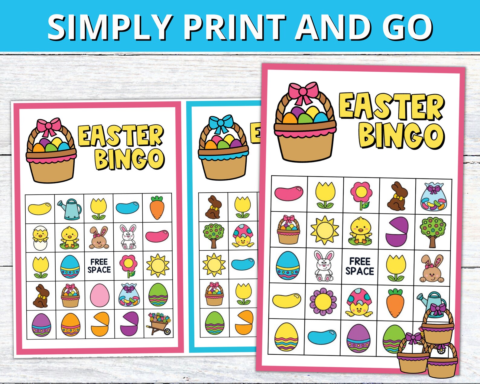 Easter Bingo Game, Easter Classroom Bingo, Easter Activity for Kids - Etsy