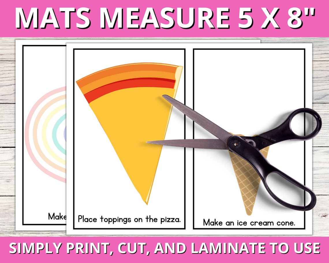 Play Dough Mats Printable Play Dough Mats Montessori - Etsy