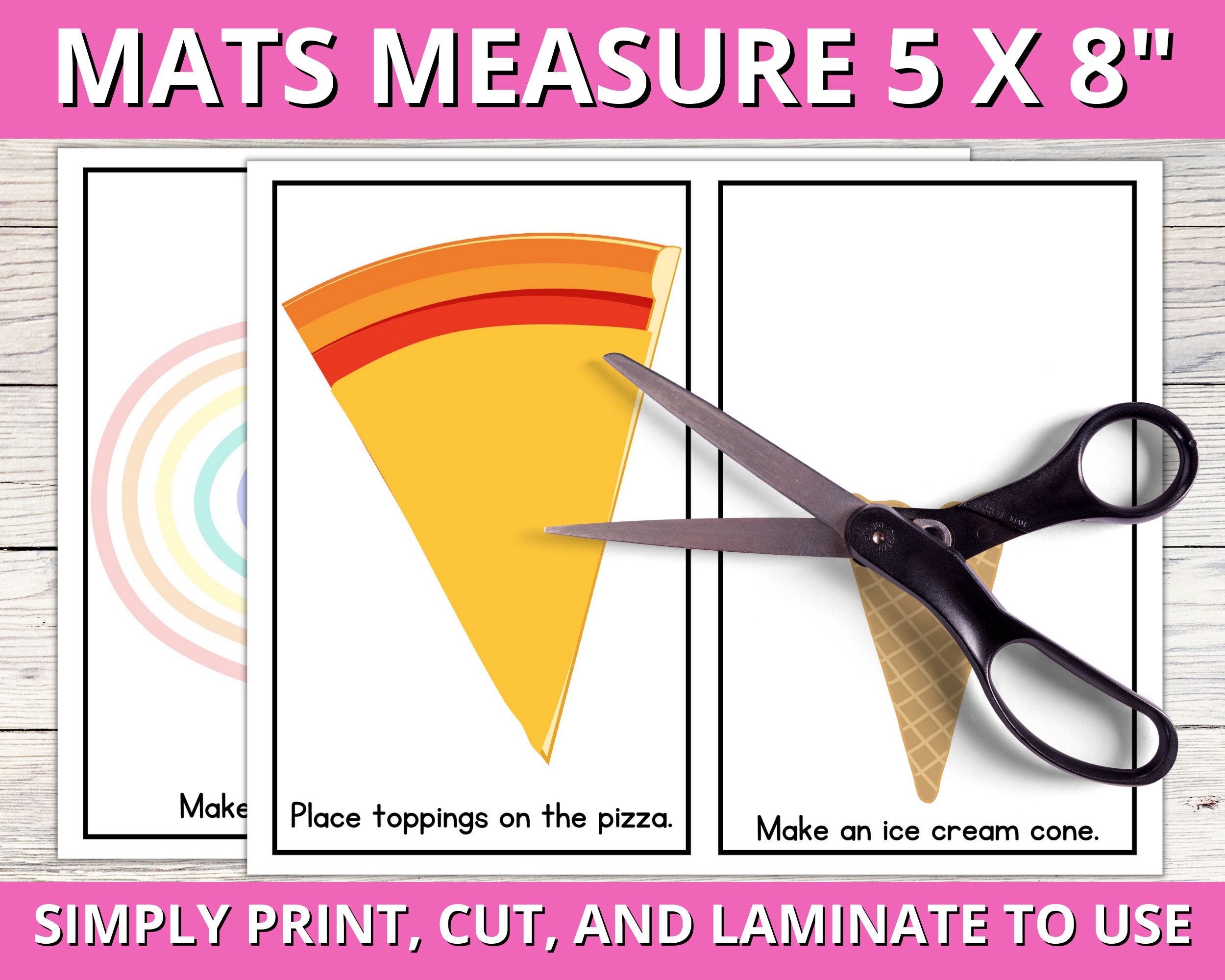 Play Dough Mats, Printable Play Dough Mats, Montessori Activity for ...