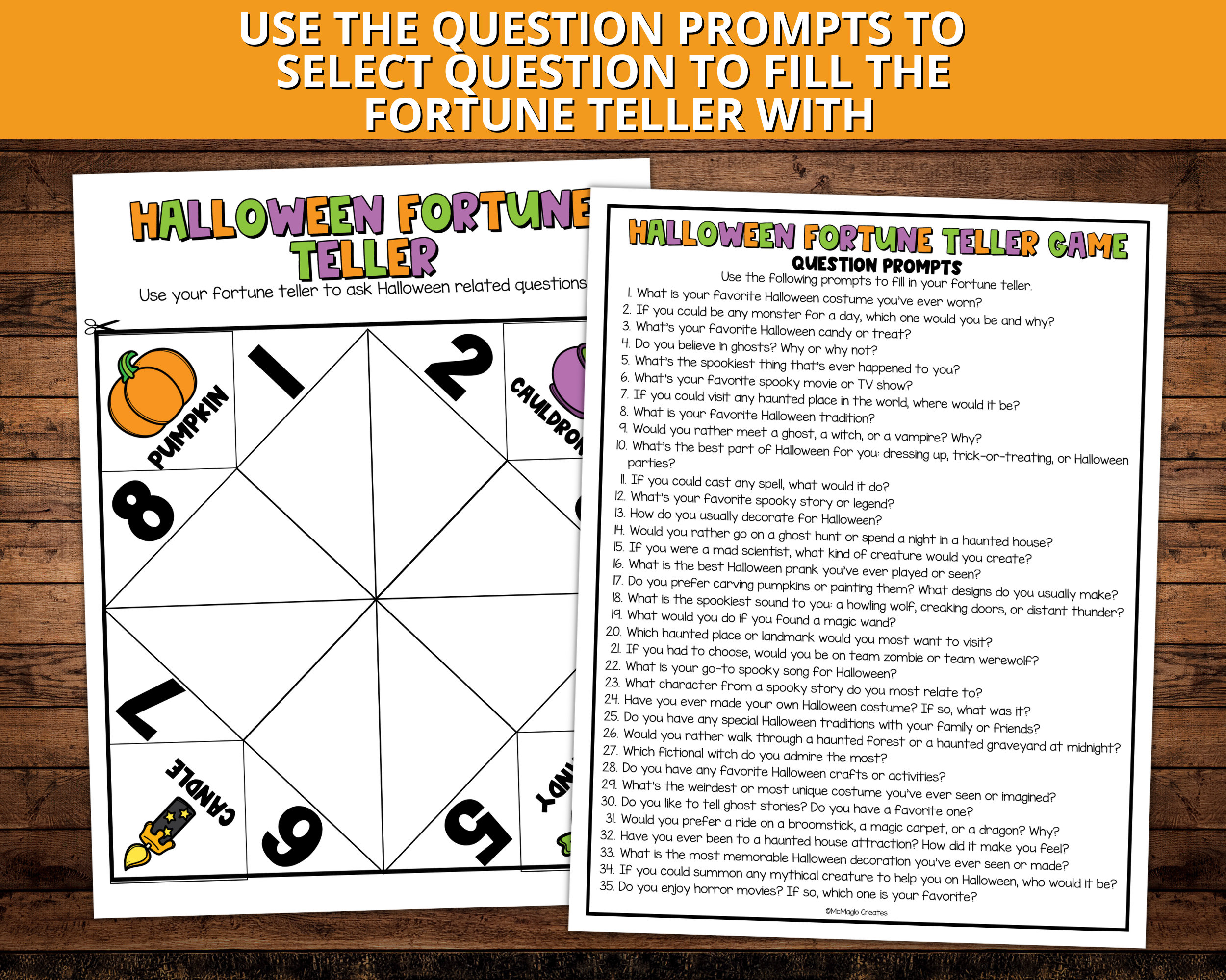 Halloween Fortune Teller Game, Halloween Jokes for Kids, Halloween ...