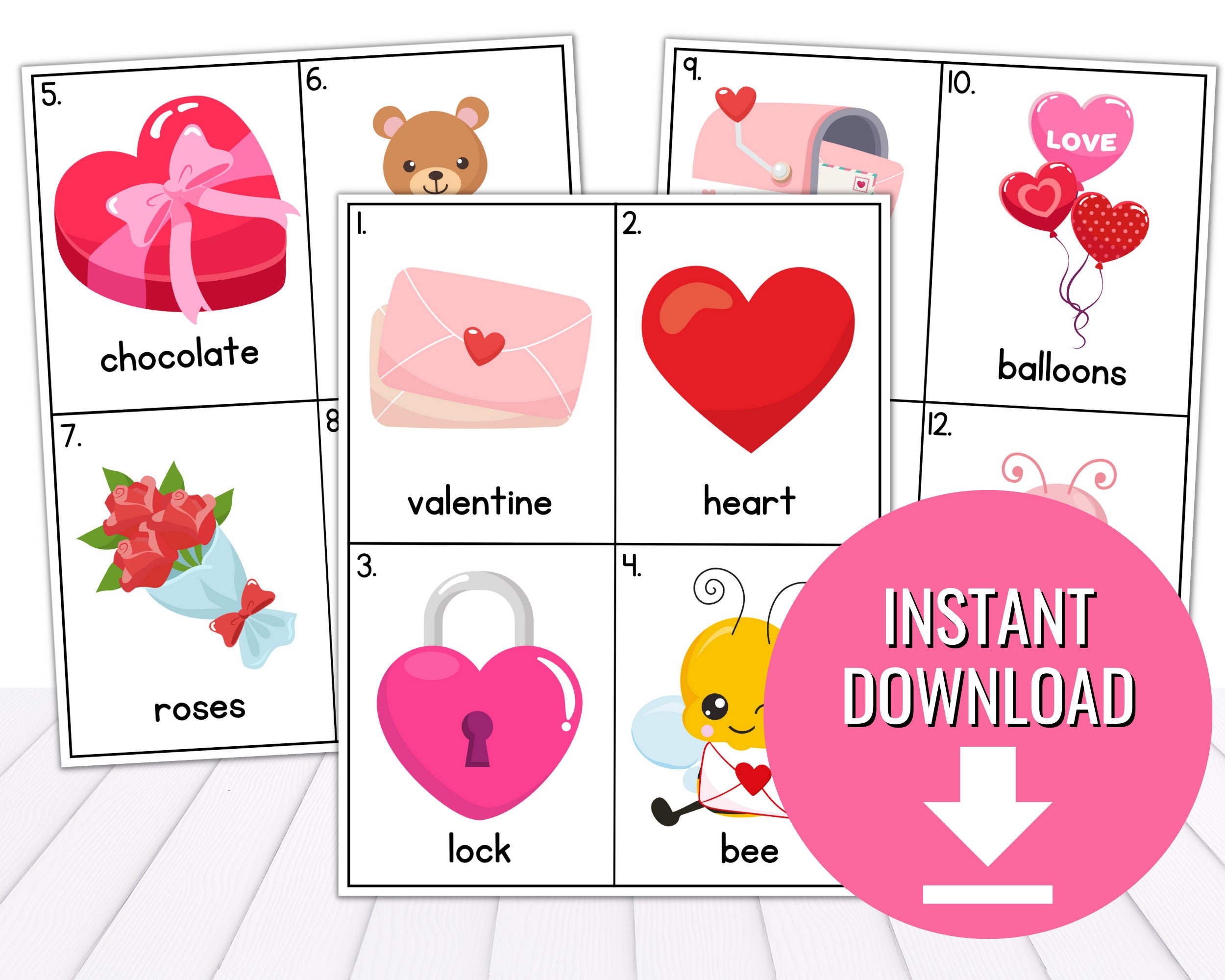 Valentine's Day Write the Room Activity Valentine's - Etsy