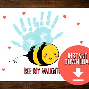 Valentine's Day Handprint Art, Valentine's Day Handprint Keepsake ...