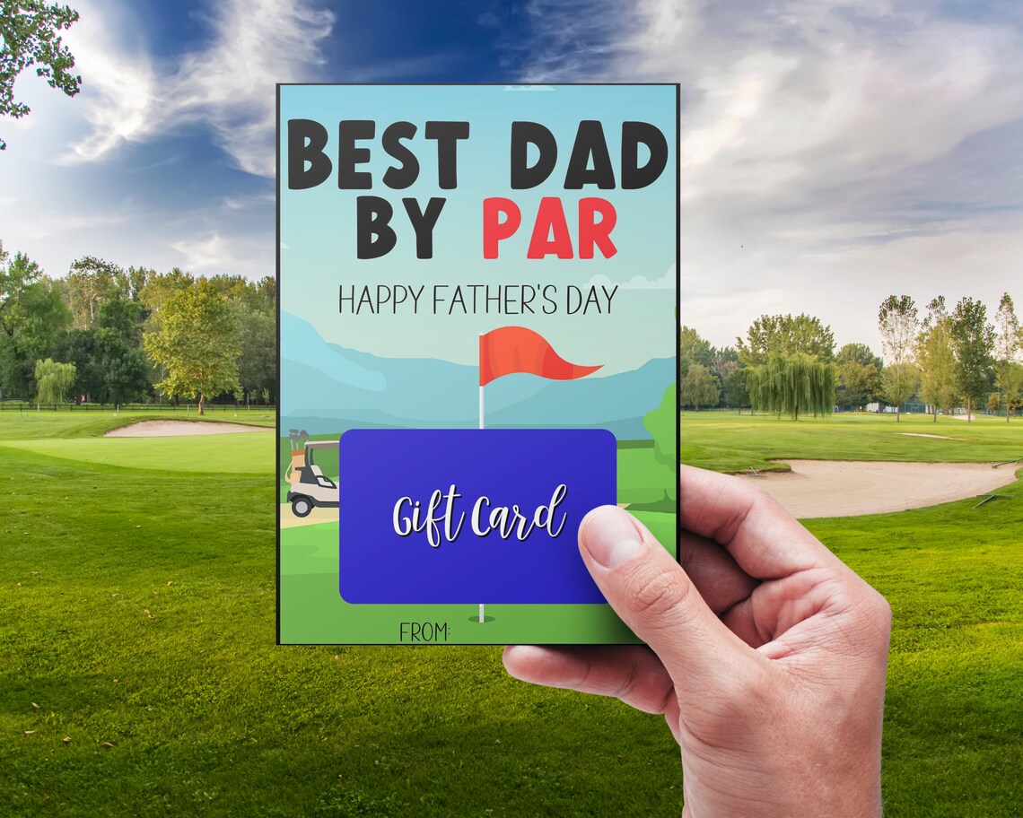 Father's Day Gift Card Holder Printable Best Dad by Par - Etsy