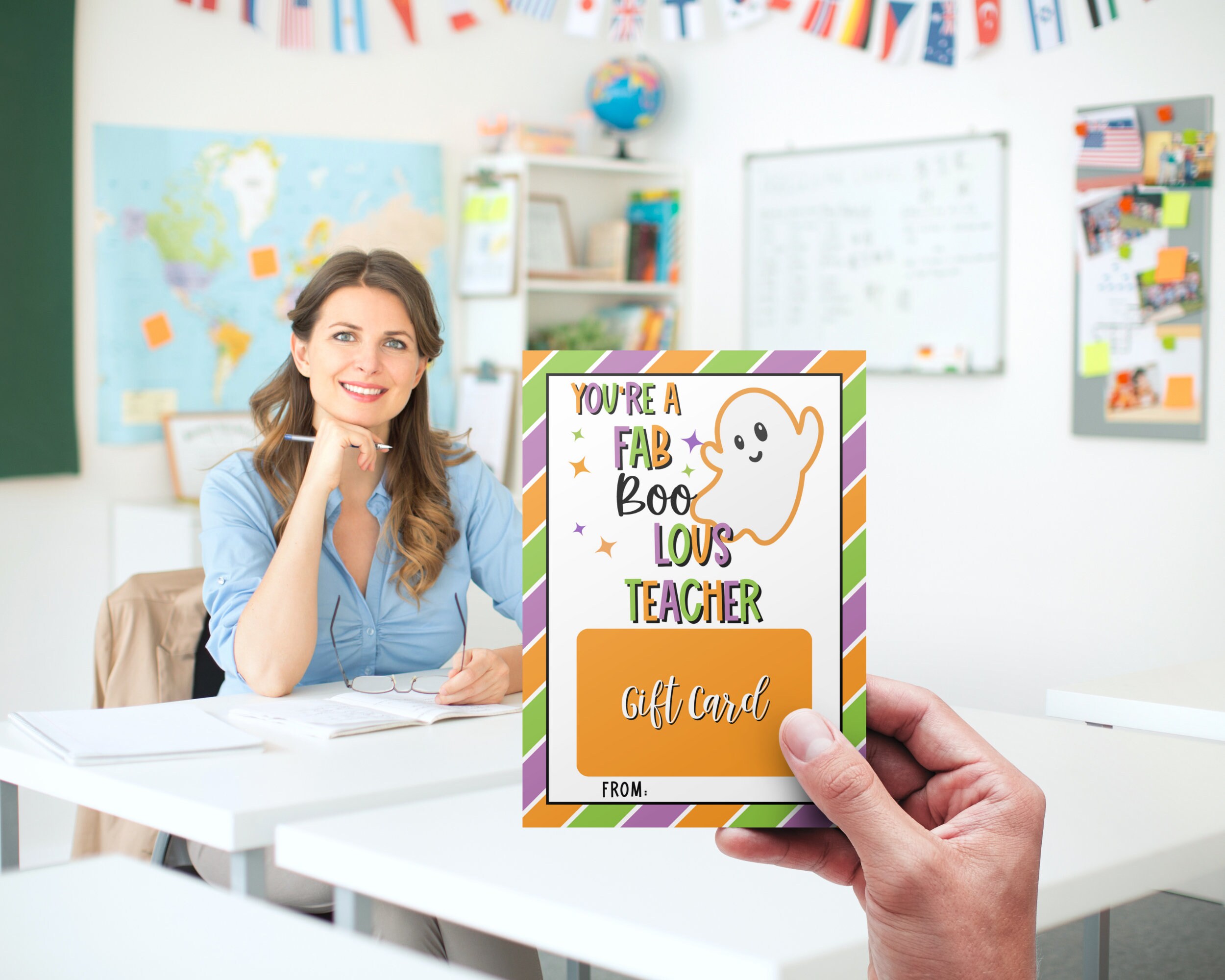 Halloween Teacher Gift Card Holder, Halloween Gift Card Holder ...