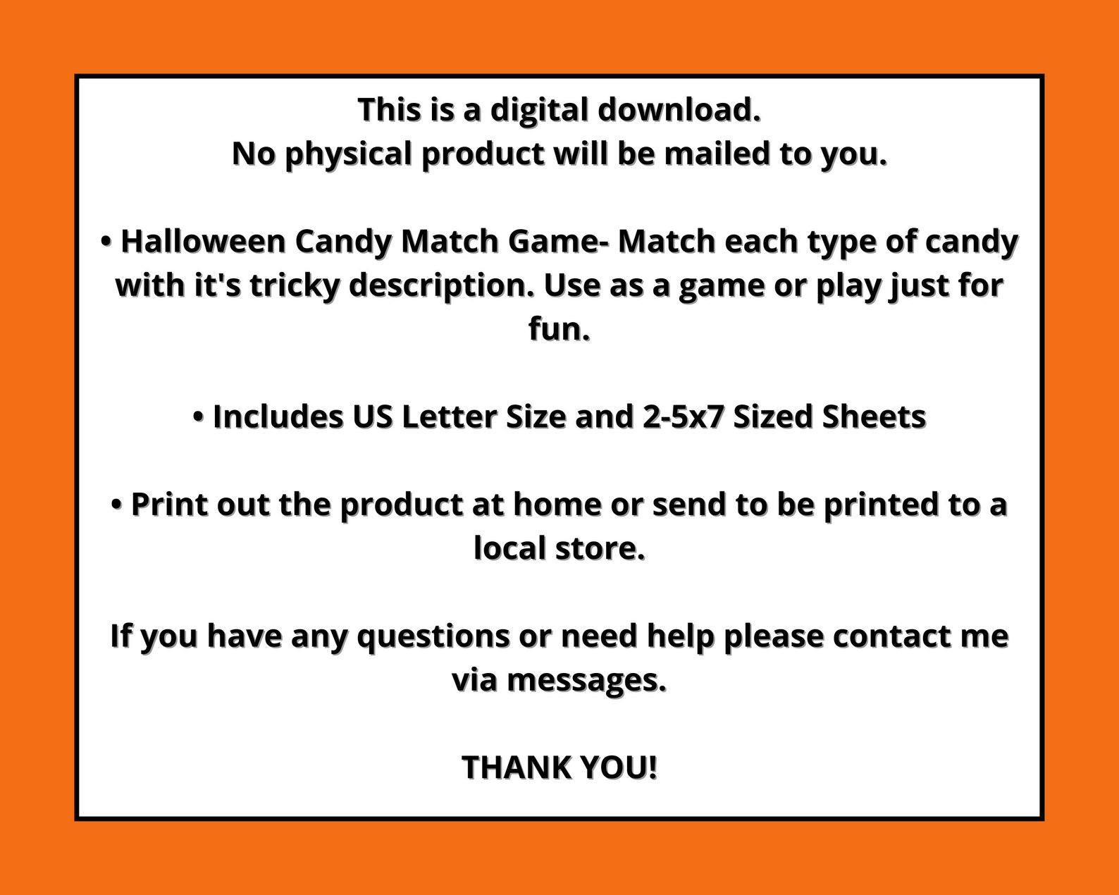 Halloween Candy Match Game Halloween Party Activity for Kids - Etsy