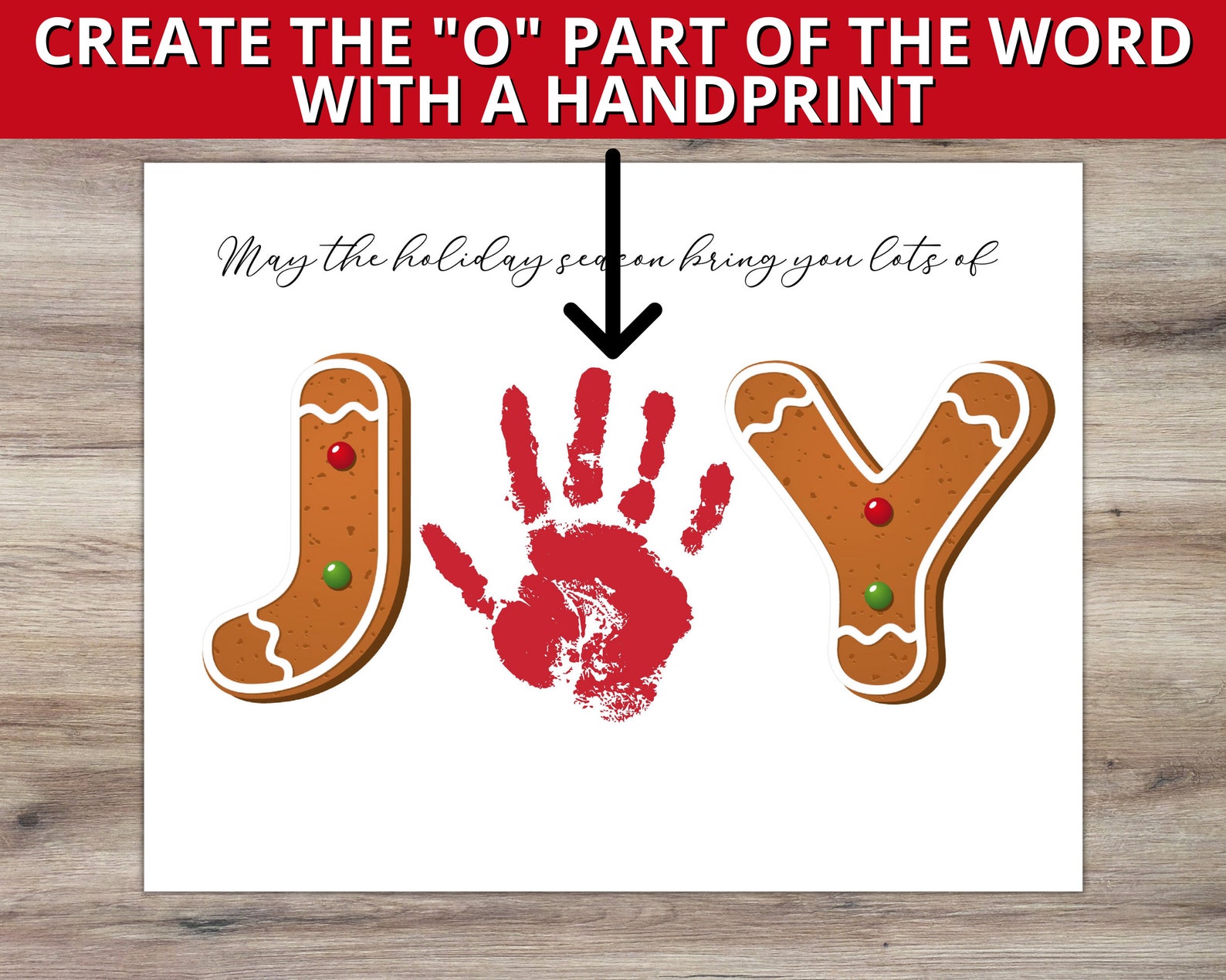 Christmas Handprint Art, Holiday Handprint Keepsake, Toddler Preschool ...