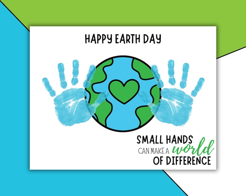 Earth Day Handprint Art, Earth Day Activity, Earth Day Crafts for ...