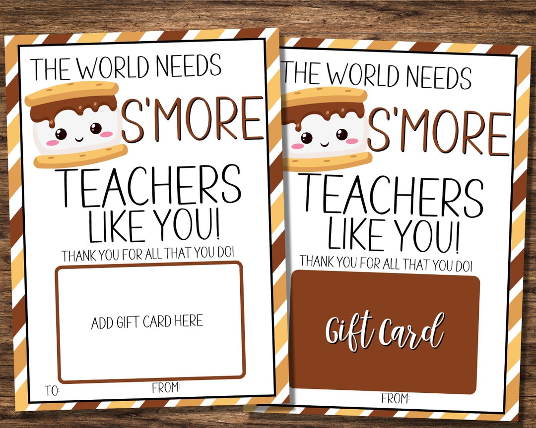 Teacher Appreciation Gift, Teacher Appreciation Week Gift Card Holder ...