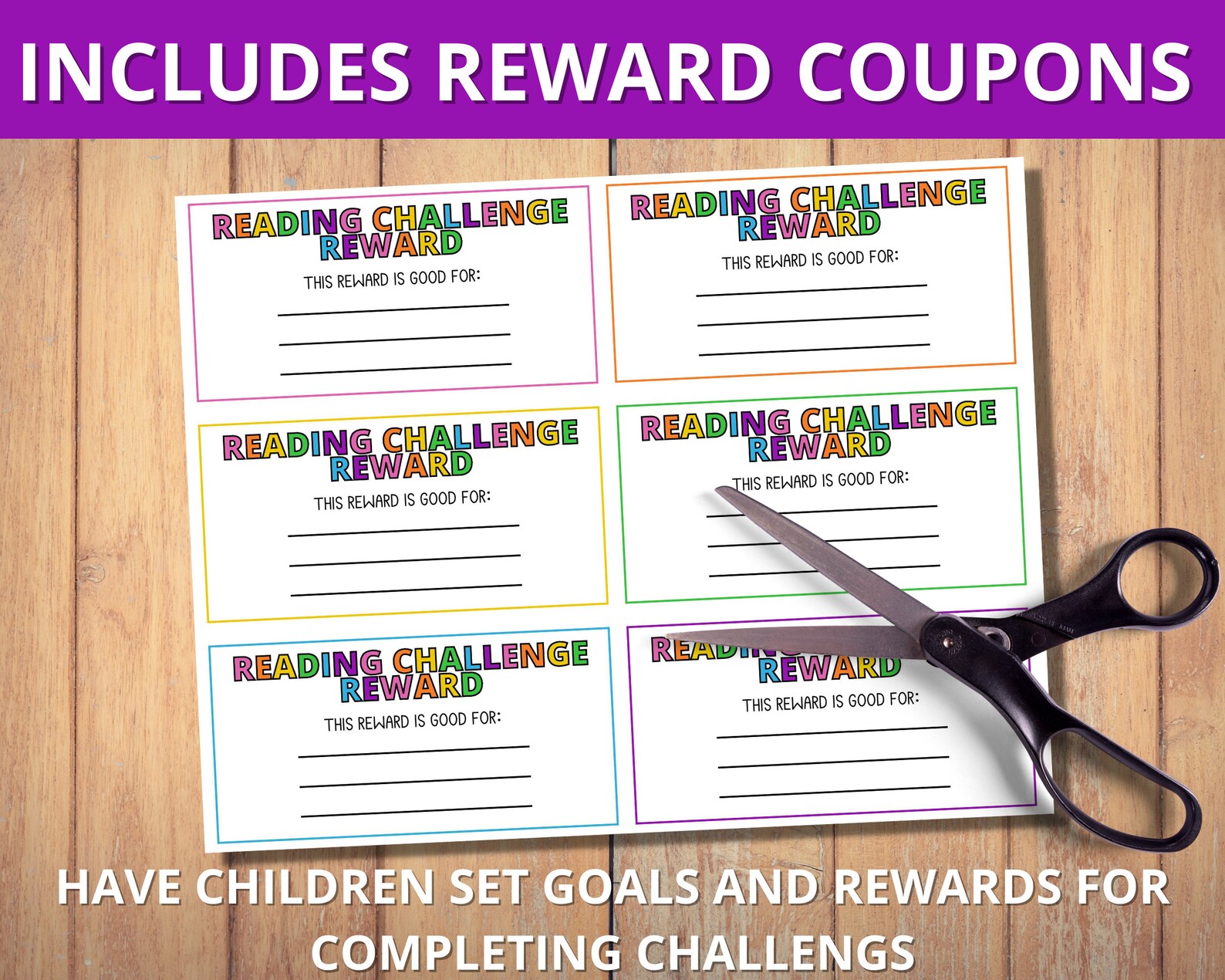 Summer Reading Challenge for Kids Reading Printable - Etsy