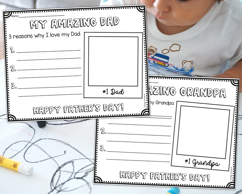 Father's Day Writing Activity Father's Day - Etsy