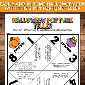 Halloween Fortune Teller Game, Halloween Jokes for Kids, Halloween ...