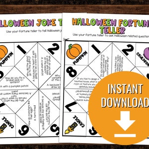 Halloween Fortune Teller Game, Halloween Jokes for Kids, Halloween ...