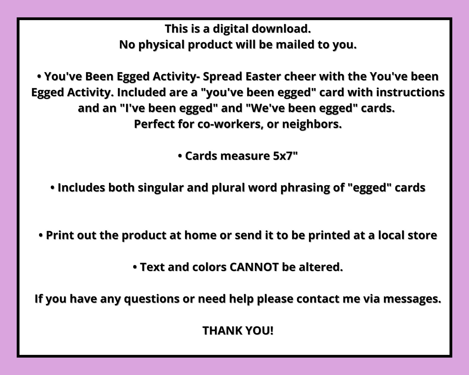 You've Been Egged Game, I've Been Egged Easter Game, Neighborhood ...