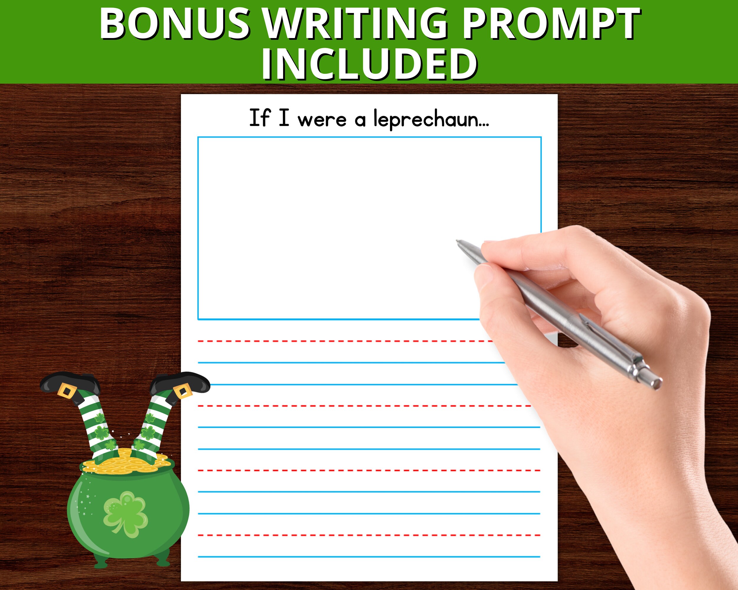 St. Patrick's Day Themed Write the Room Activity, St. Patrick's Day ...