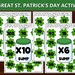 St. Patrick's Day Multiplication Bump Game, St. Patrick's Classroom ...