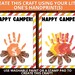 Summer Hand Print Art Keepsake, Summer Activities for Kids, Summer ...