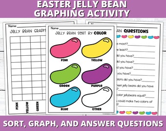 Printable Easter Jelly Bean Gospel Worksheet, Christian Easter Activity ...