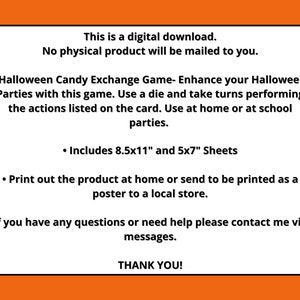 Halloween Candy Exchange Dice Game Candy Dice Game Printable - Etsy