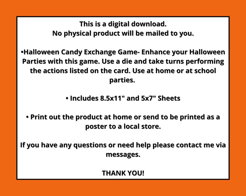 Halloween Candy Exchange Dice Game Candy Dice Game Printable - Etsy