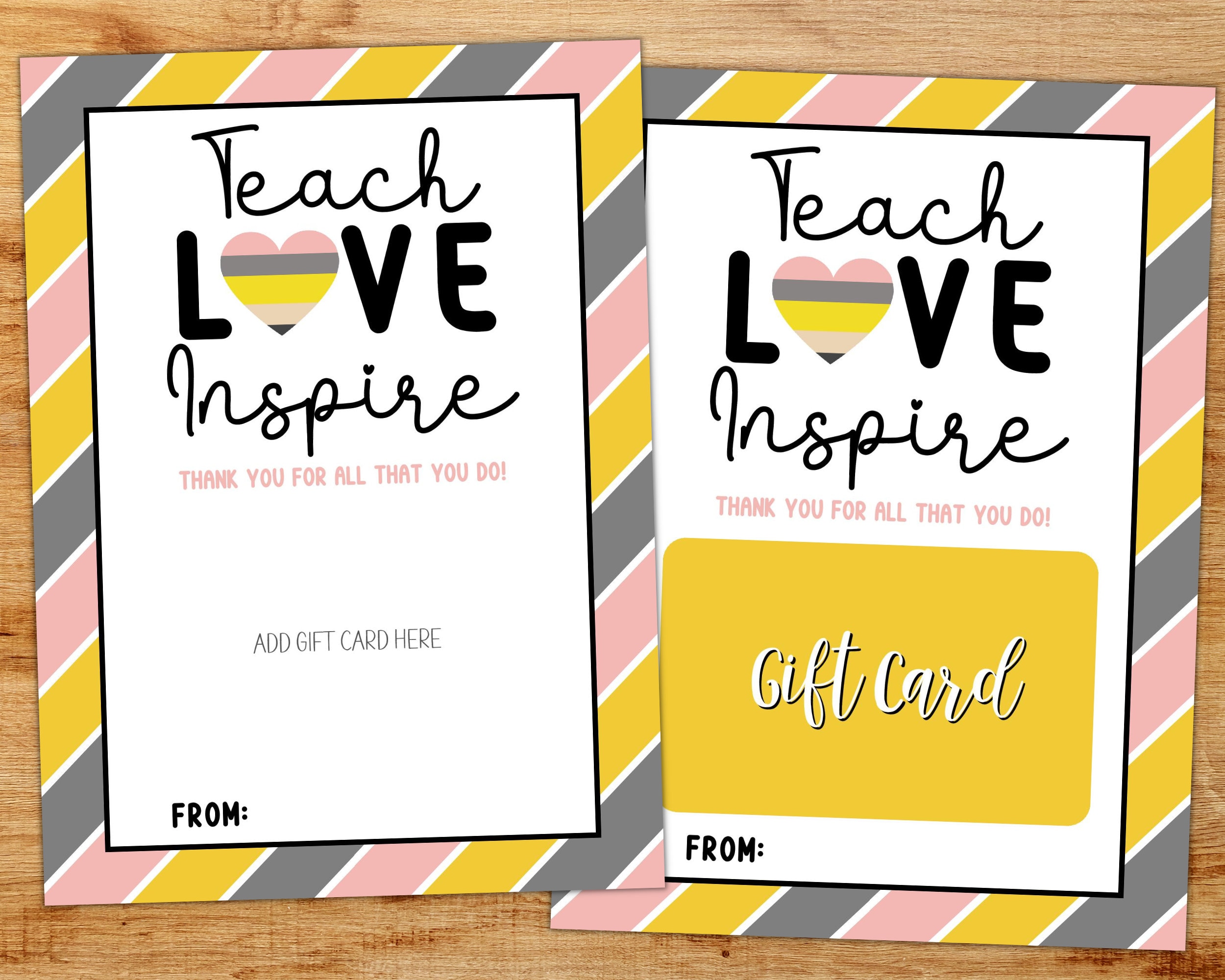 Teacher Appreciation Gift Card Holder, Teacher Assistant Appreciation ...