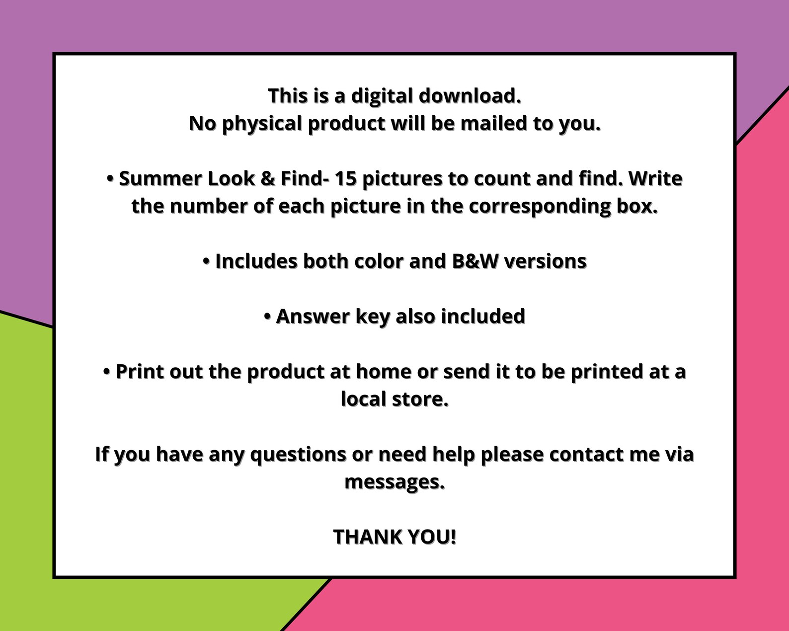 Summer I Spy Activity for Kids, Kids Summer Printable, Summer Themed ...