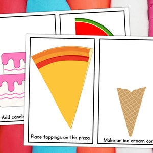 Play Dough Mats, Printable Play Dough Mats, Montessori Activity for ...