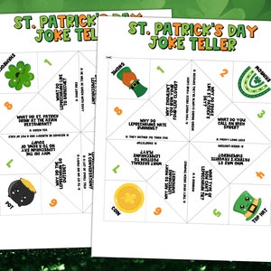 St. Patrick's Day Joke Teller St. Patty's Day Cootie - Etsy