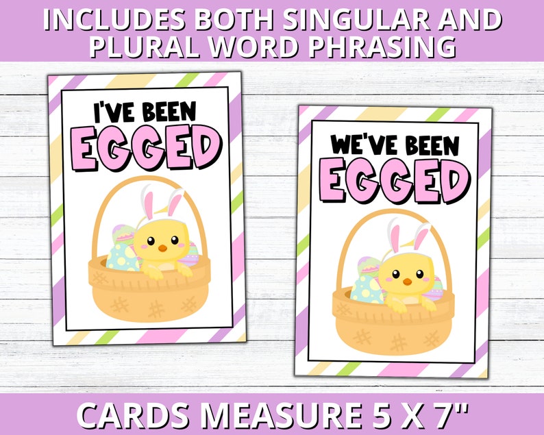 You've Been Egged Game, I've Been Egged Easter Game, Neighborhood ...