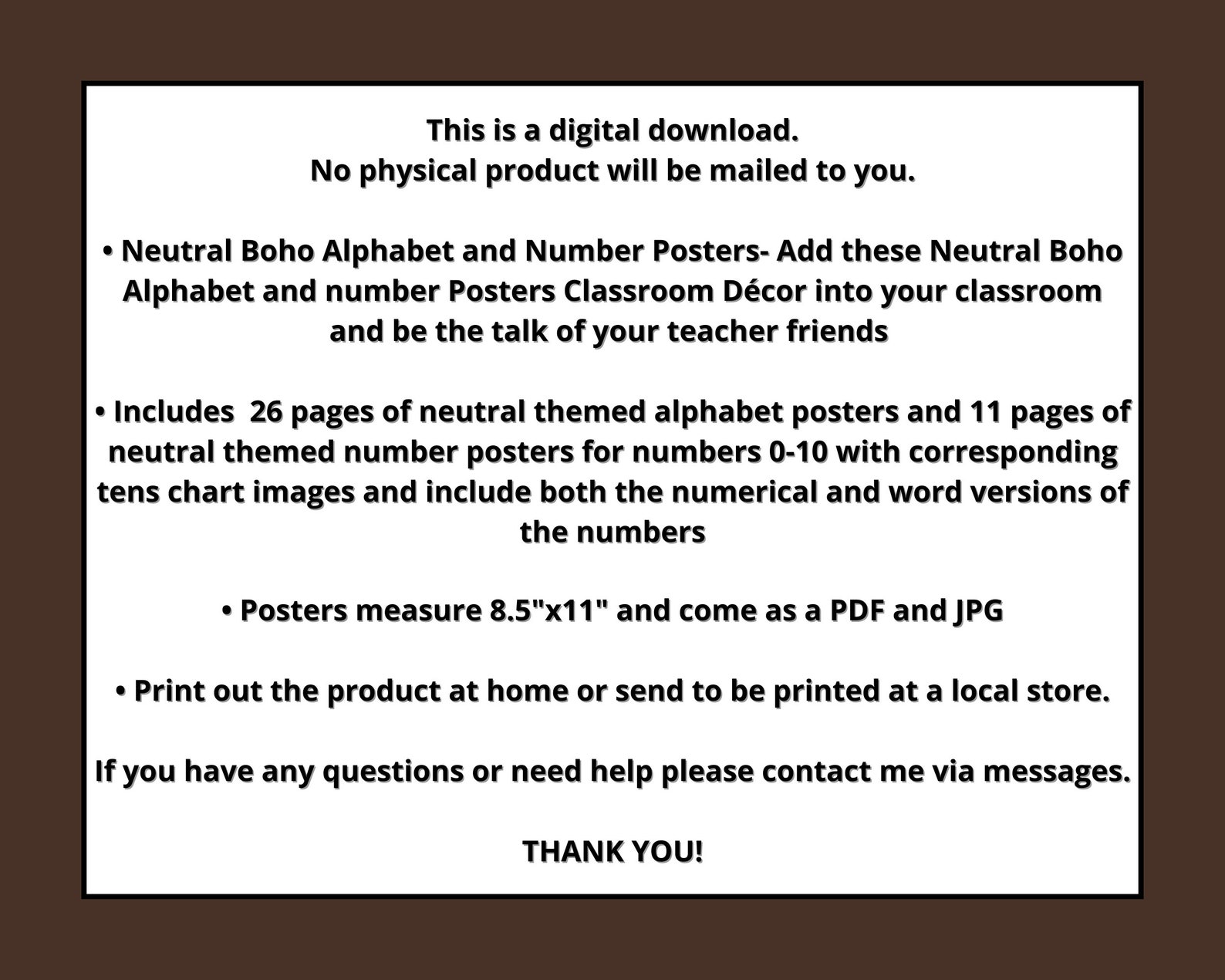 Neutral Boho Alphabet and Number Posters Boho Classroom Décor - Etsy