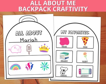 All About Me Printable - Etsy