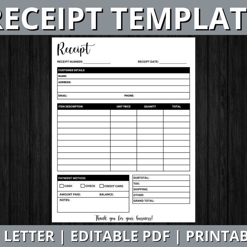 Order Receipt - Etsy