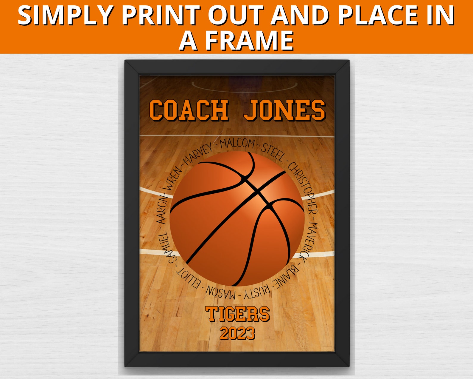 Custom Basketball Coach Gift Thank You Basketball Coach - Etsy