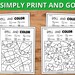 St. Patrick's Day Roll and Color Activity, St. Patrick's Day Color by ...