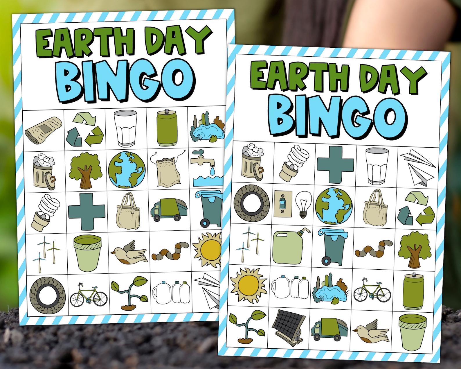 Earth Day Bingo, Earth Day Printable Activity for Kids - Etsy