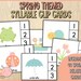 Spring Syllable Clip Cards, Printable Syllable Activity - Etsy