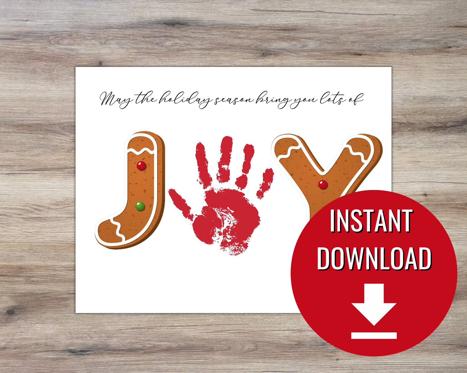 Christmas Handprint Art, Holiday Handprint Keepsake, Toddler Preschool ...