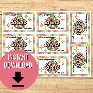 Groovy Back to School Gift Tags, New School Year Gift Tags, Student ...