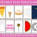 Play Dough Mats, Printable Play Dough Mats, Montessori Activity for ...