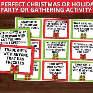 Christmas Gift Exchange Game, Yankee Swap, White Elephant Gift Exchange ...