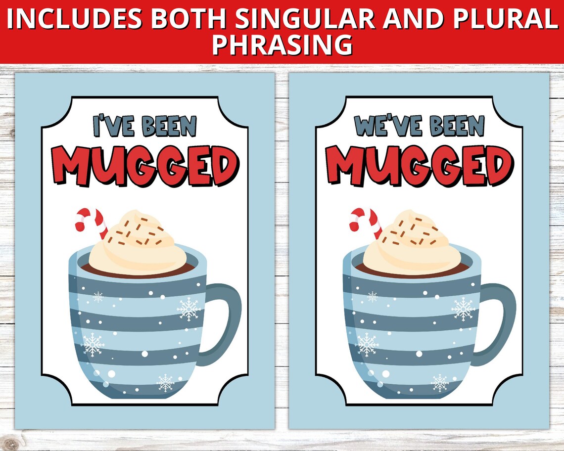 You've Been Mugged Holiday Game I've Been Mugged - Etsy