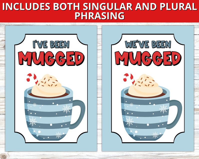 You've Been Mugged Holiday Game, I've Been Mugged Christmas Game ...