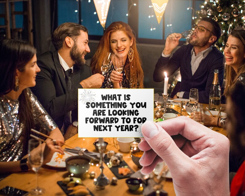 New Year's Eve Conversation Cards New Year's Eve - Etsy