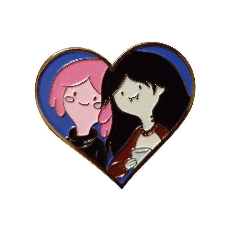 Princess Bubblegum and Marceline Enamel Pin, Brooch, Pins for Backpack ...