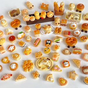 Miniature Food Charm,kawaii Cat Charm,dog Baguette Charm,cute Phone ...