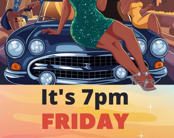 7PM FRIDAY Drinking Game Hip Hop and R & B Edition, Instant Download ...