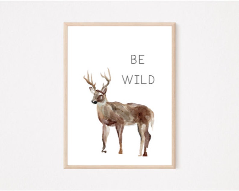 Woodland Forest Bundle Nursery Digital Prints - Etsy