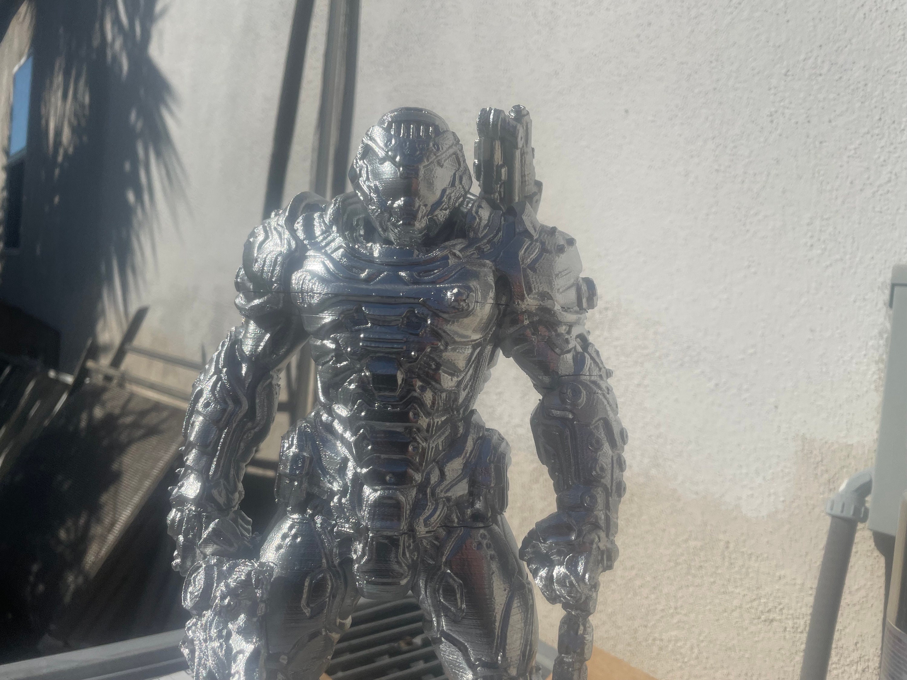 12in Tall Doom Slayer Statue in Metallic Finish - Etsy