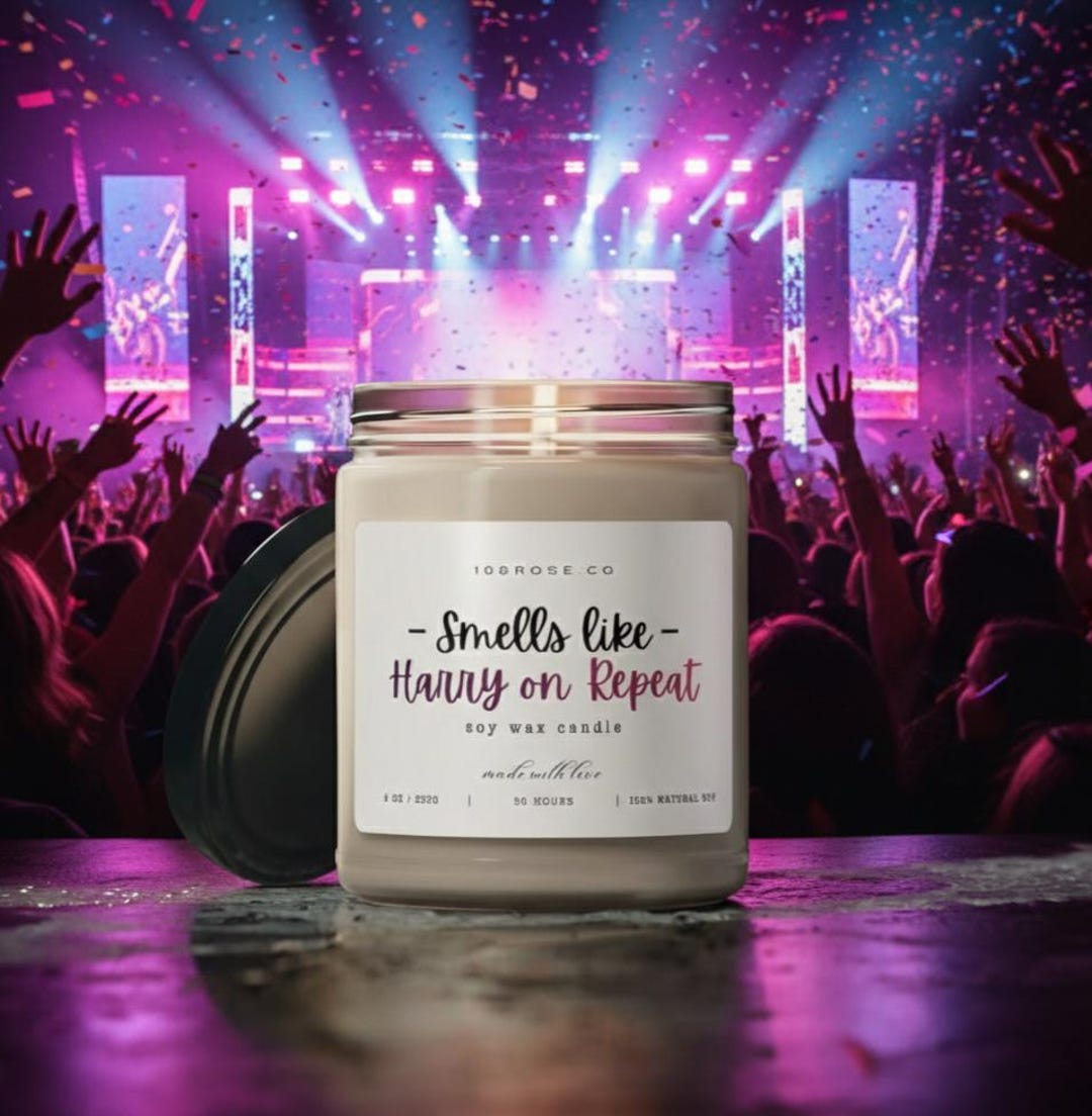 Smells Like Harry on Repeat | Inspo Soy Candle - Scented and Unscented ...