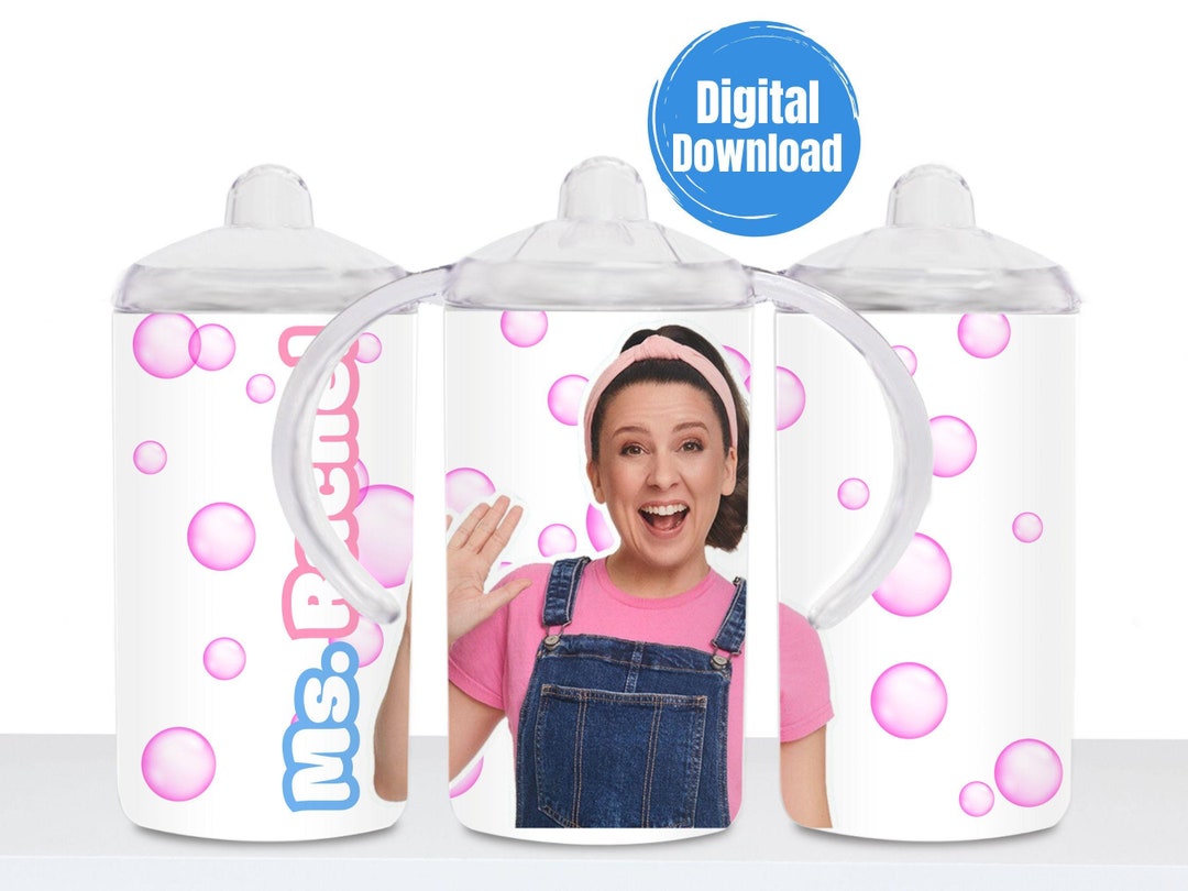 Ms. Rachel Sippy Cup Sublimation Wrap, Straight 12oz Wrap, PNG File - Etsy