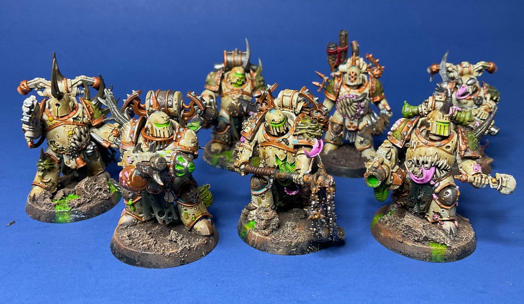 7 Professionally Painted Plauge Marines - Etsy